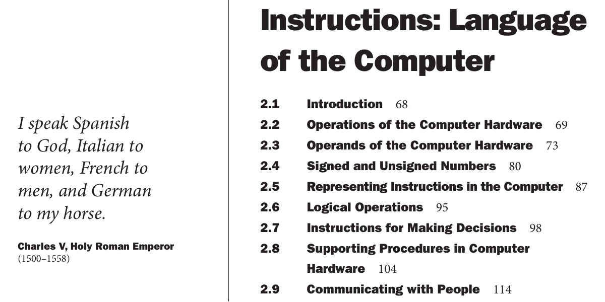 Computer Organization and Design 第二章学习笔记 - ouuan's blog